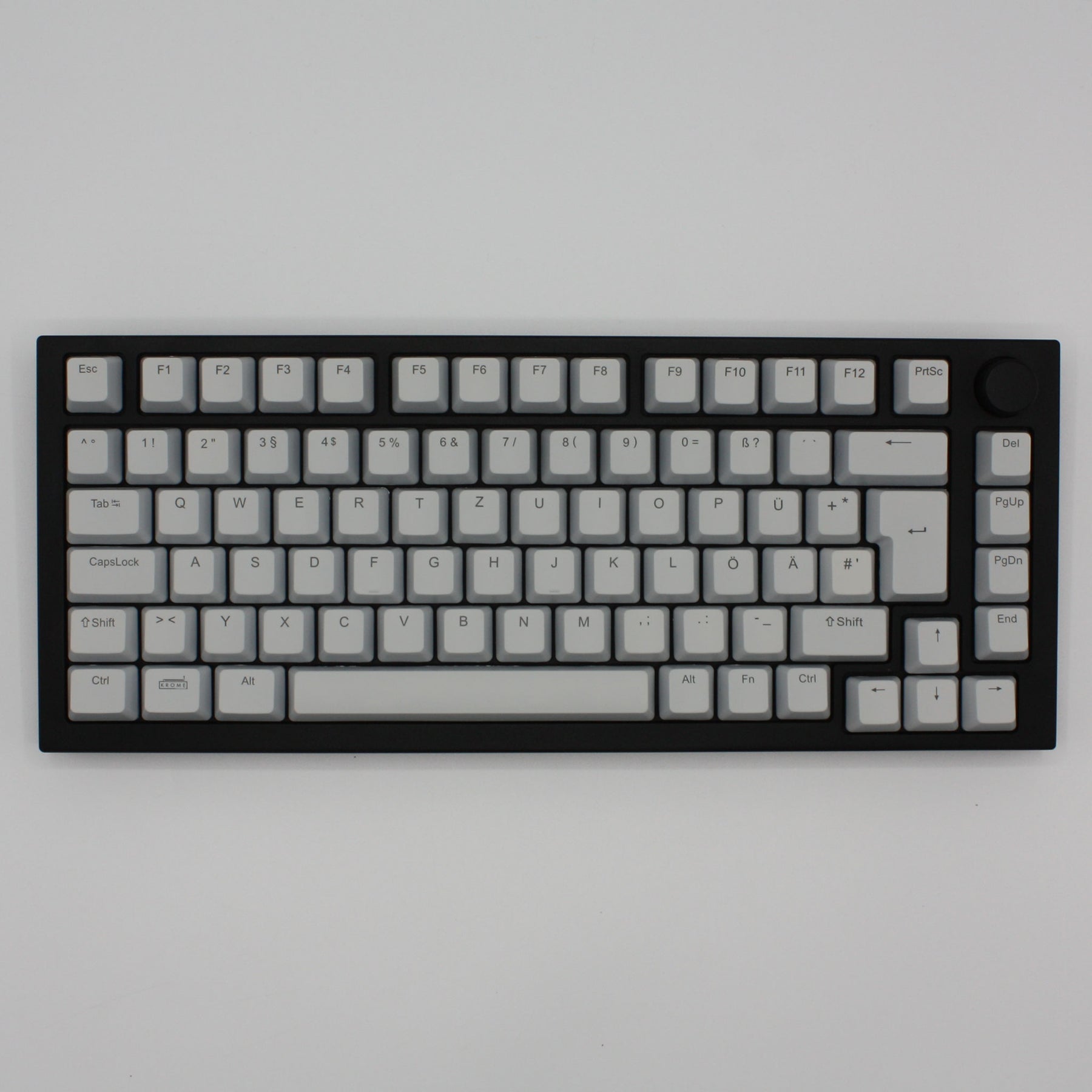 Light Grey German (ISO-DE) Backlit ABS Keycaps for Windows & Mac ...