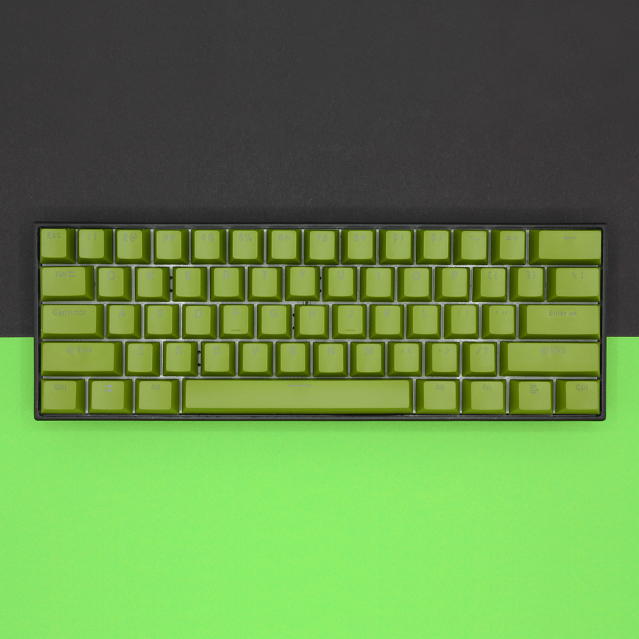 Olive Green Japanese Dual Language PBT Keycaps – Krome Keycaps LTD