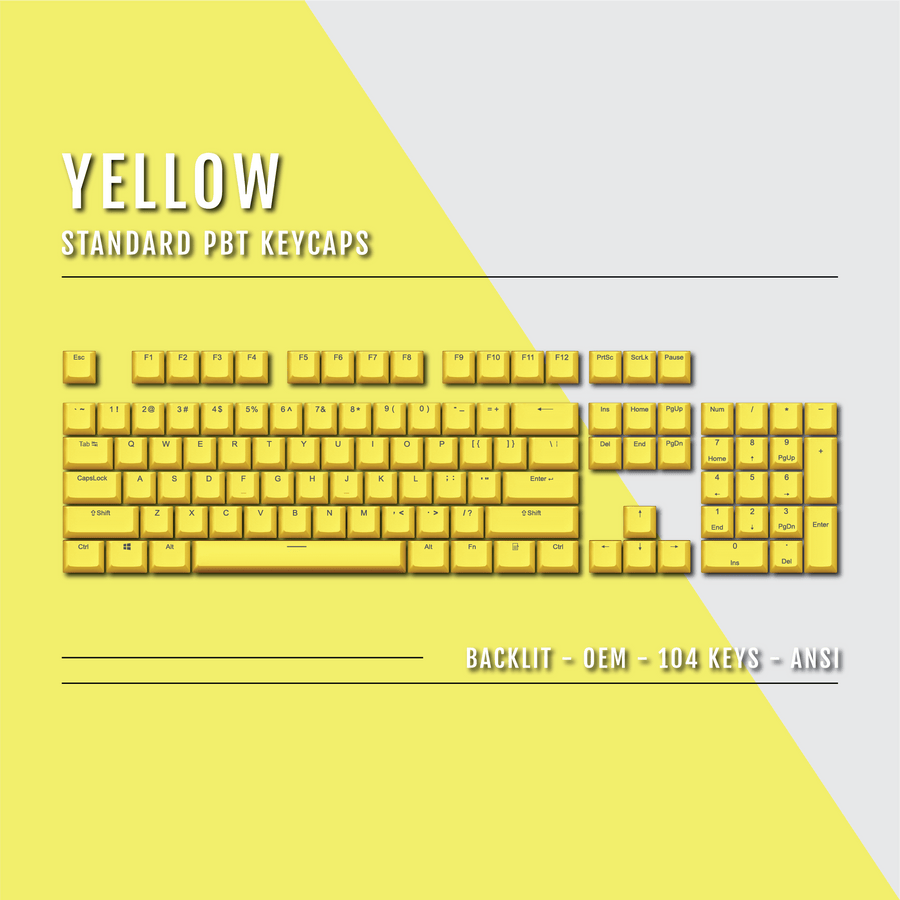 Standard Backlit - Single Colour – Krome Keycaps LTD