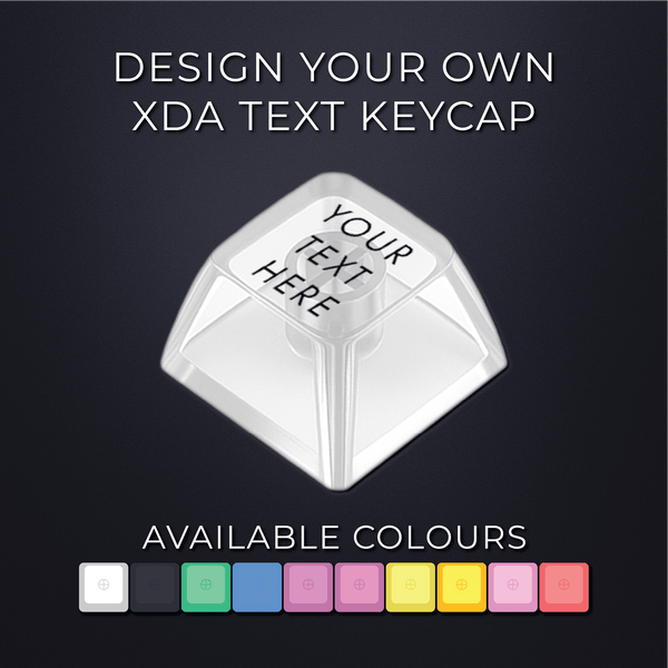 Create Your Own Custom XDA Text Keycap – Krome Keycaps LTD