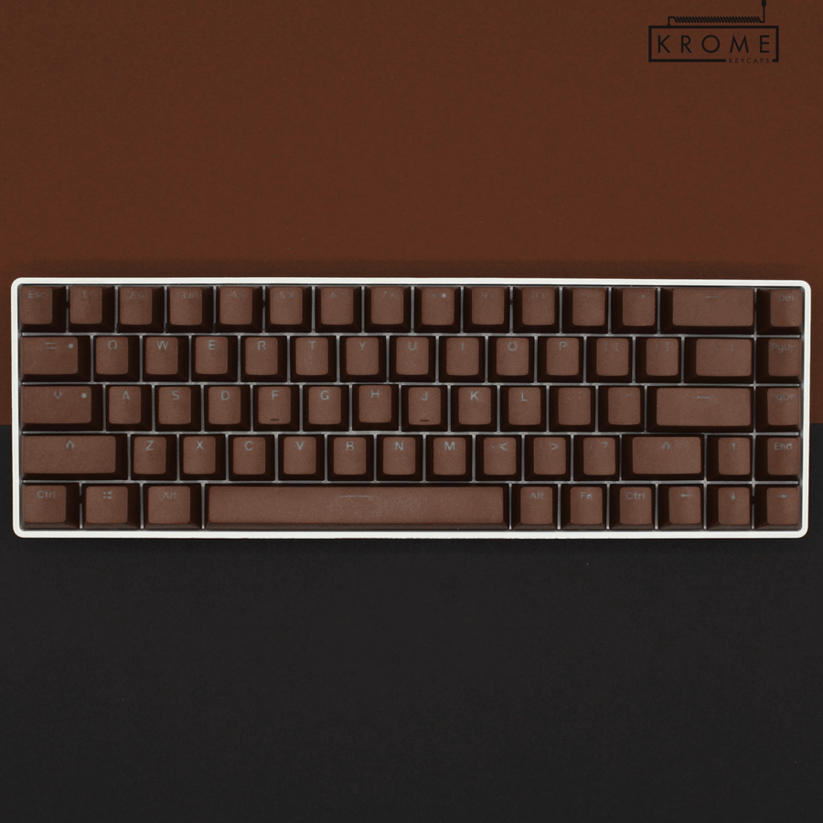 Brown Korean Dual Language PBT Keycaps - 65/75% – Krome Keycaps LTD