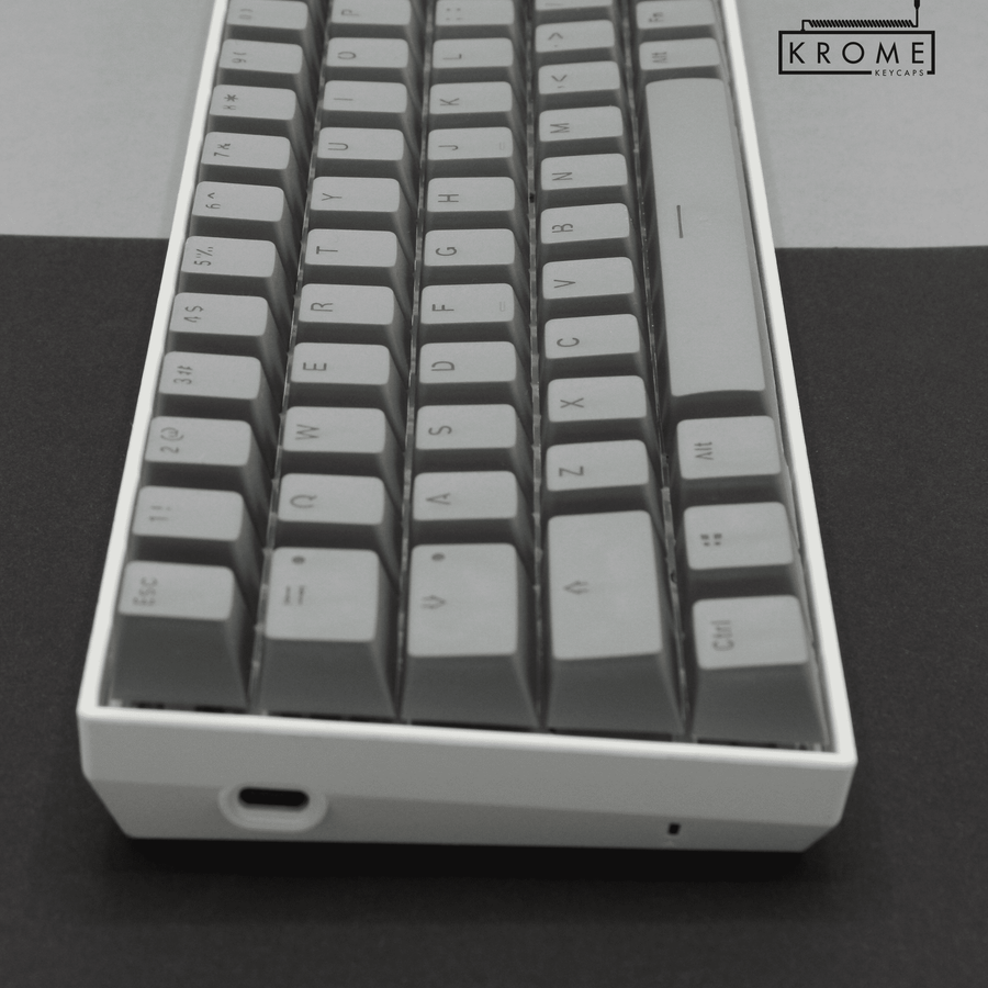 Grey UK & Keychron (Layout) Dual Language PBT Keycaps - 65/75% – Krome ...