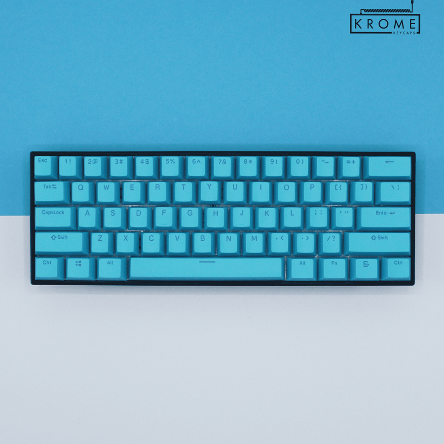 Blue UK & Korean Dual Language PBT Keycaps – Krome Keycaps LTD