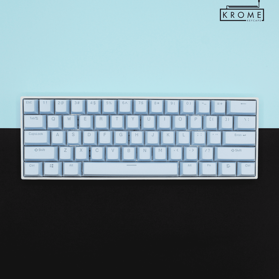 Light Blue Korean Dual Language PBT Keycaps – Krome Keycaps LTD