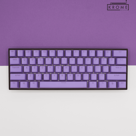 Purple Japanese Dual Language PBT Keycaps – Krome Keycaps LTD