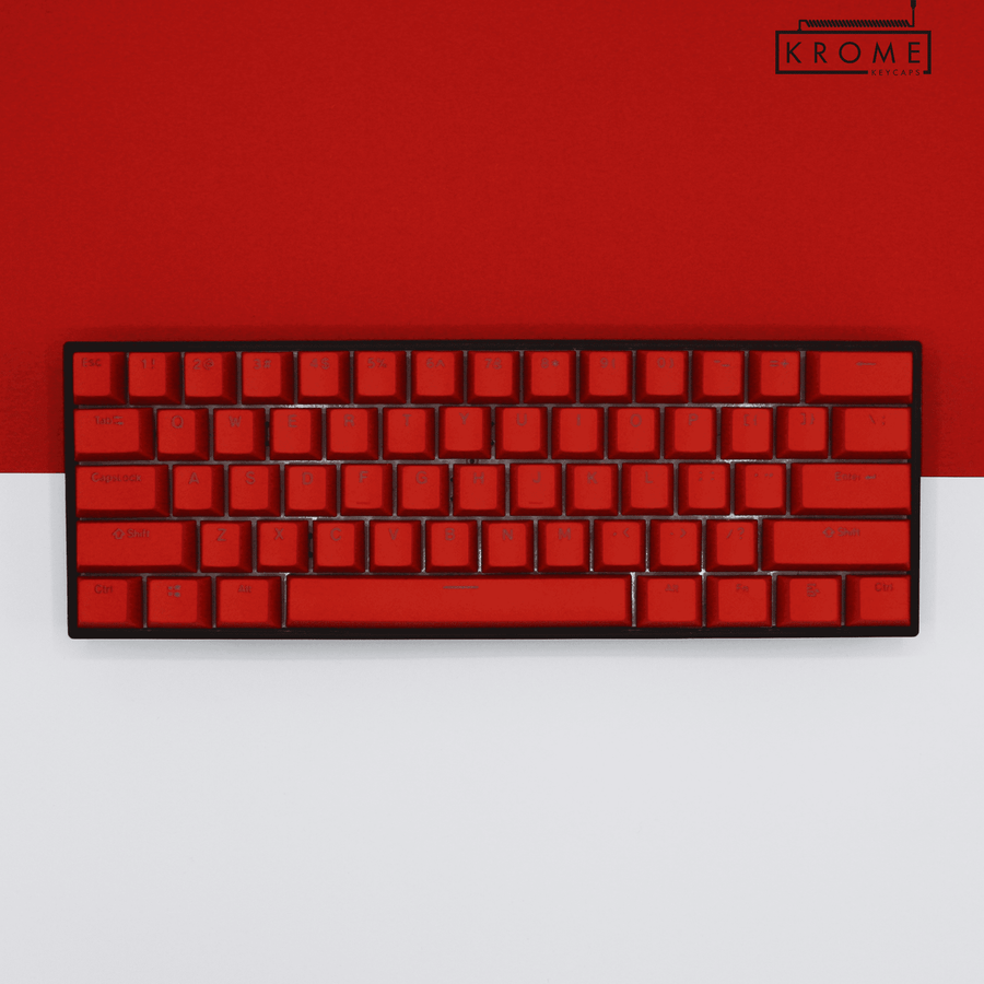 Red Keychron (Layout) Dual Language PBT Keycaps – Krome Keycaps LTD