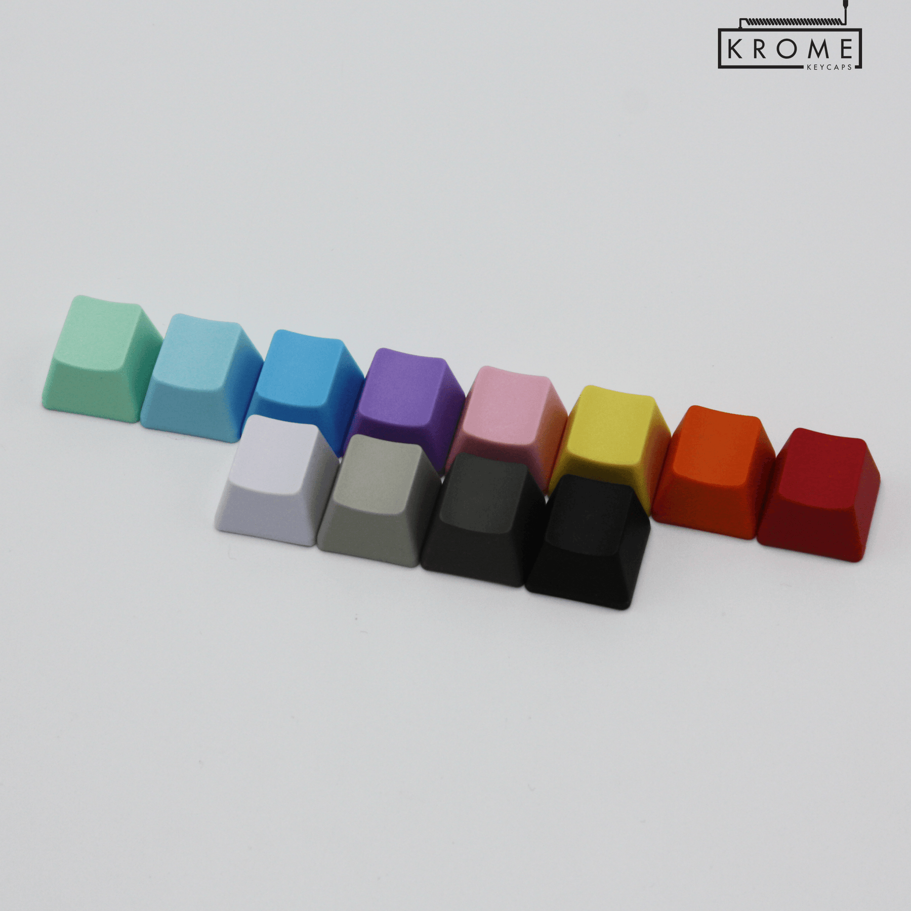 Single Blank OEM PBT Keycaps – Choose Any Row – Krome Keycaps LTD