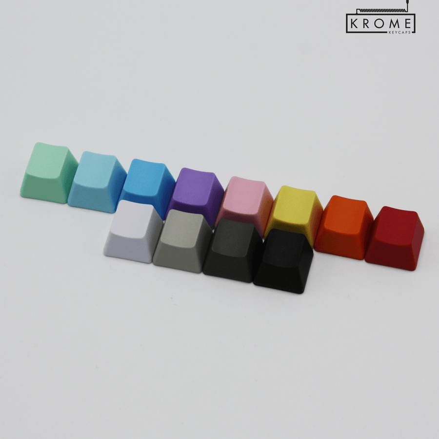 Single Blank OEM PBT Keycaps – Choose Any Row – Krome Keycaps LTD