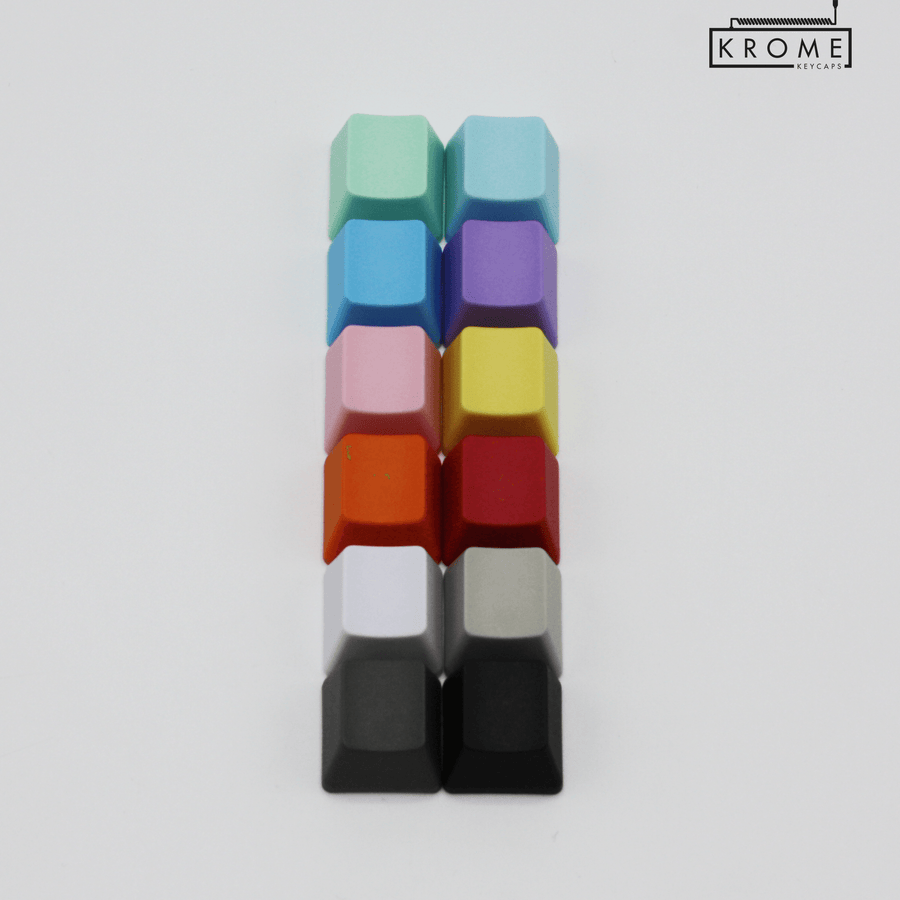 Single Blank OEM PBT Keycaps – Choose Any Row – Krome Keycaps LTD