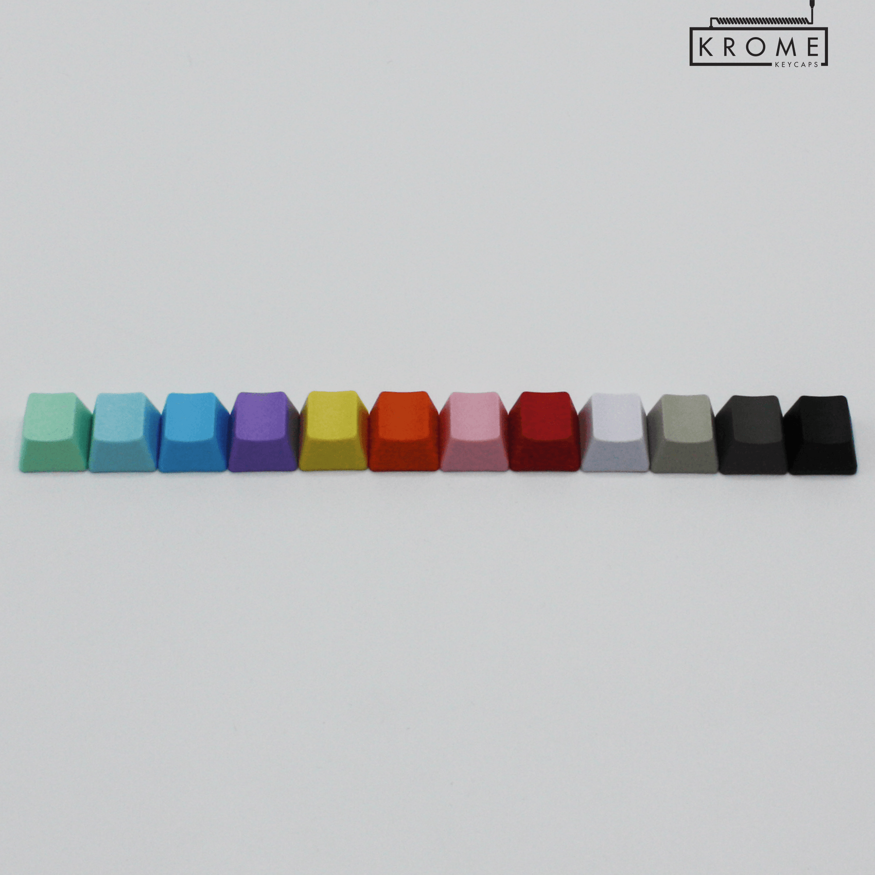 Single Blank OEM PBT Keycaps – Choose Any Row – Krome Keycaps LTD