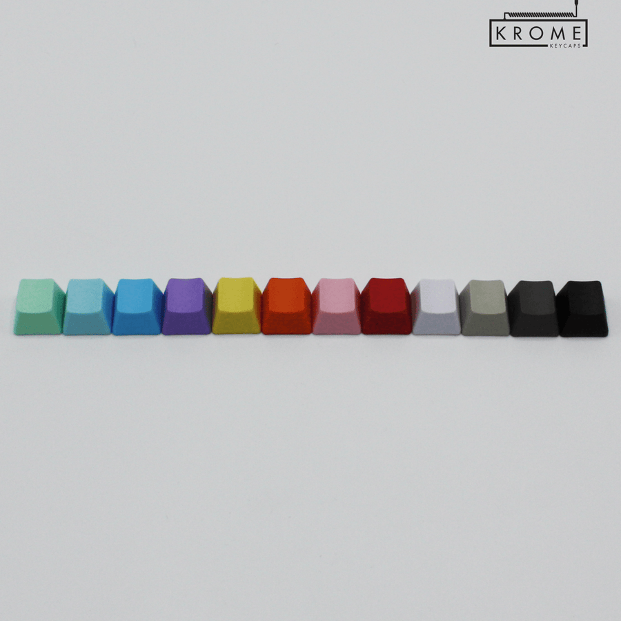 Single Blank OEM PBT Keycaps – Choose Any Row – Krome Keycaps LTD