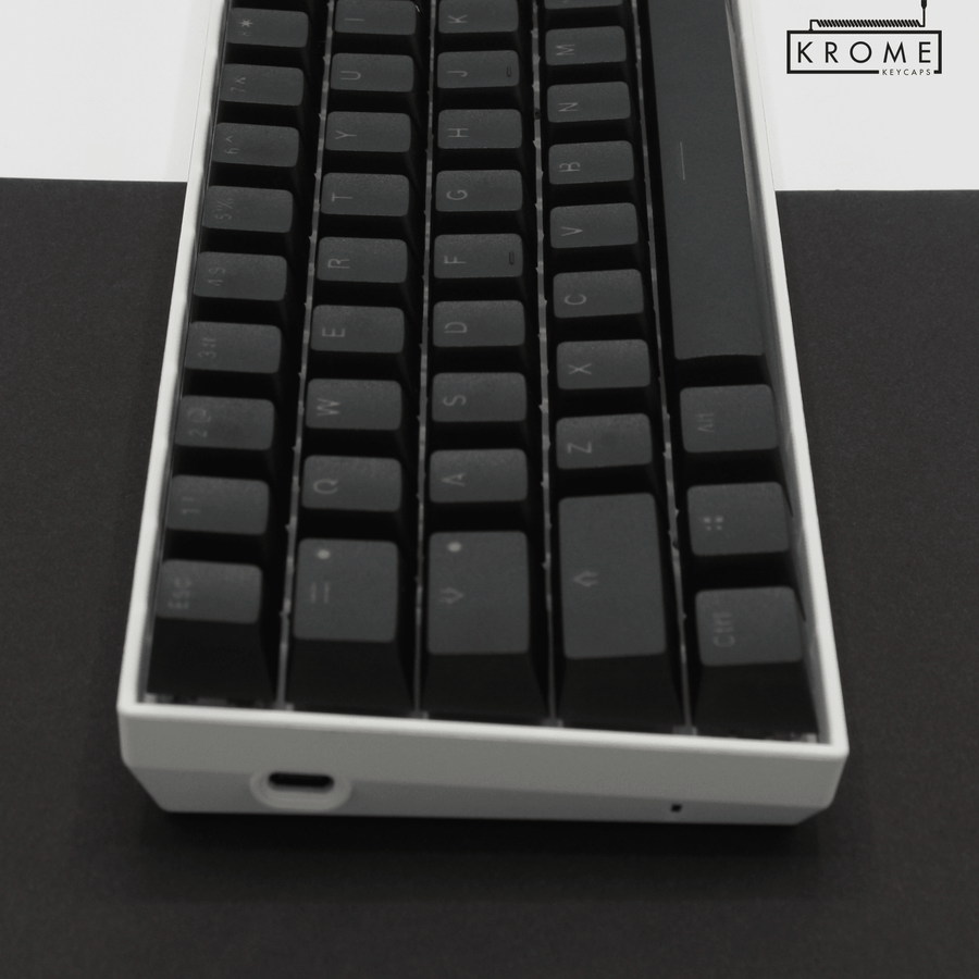 Black Backlit PBT Keycaps - 65/75% – Krome Keycaps LTD
