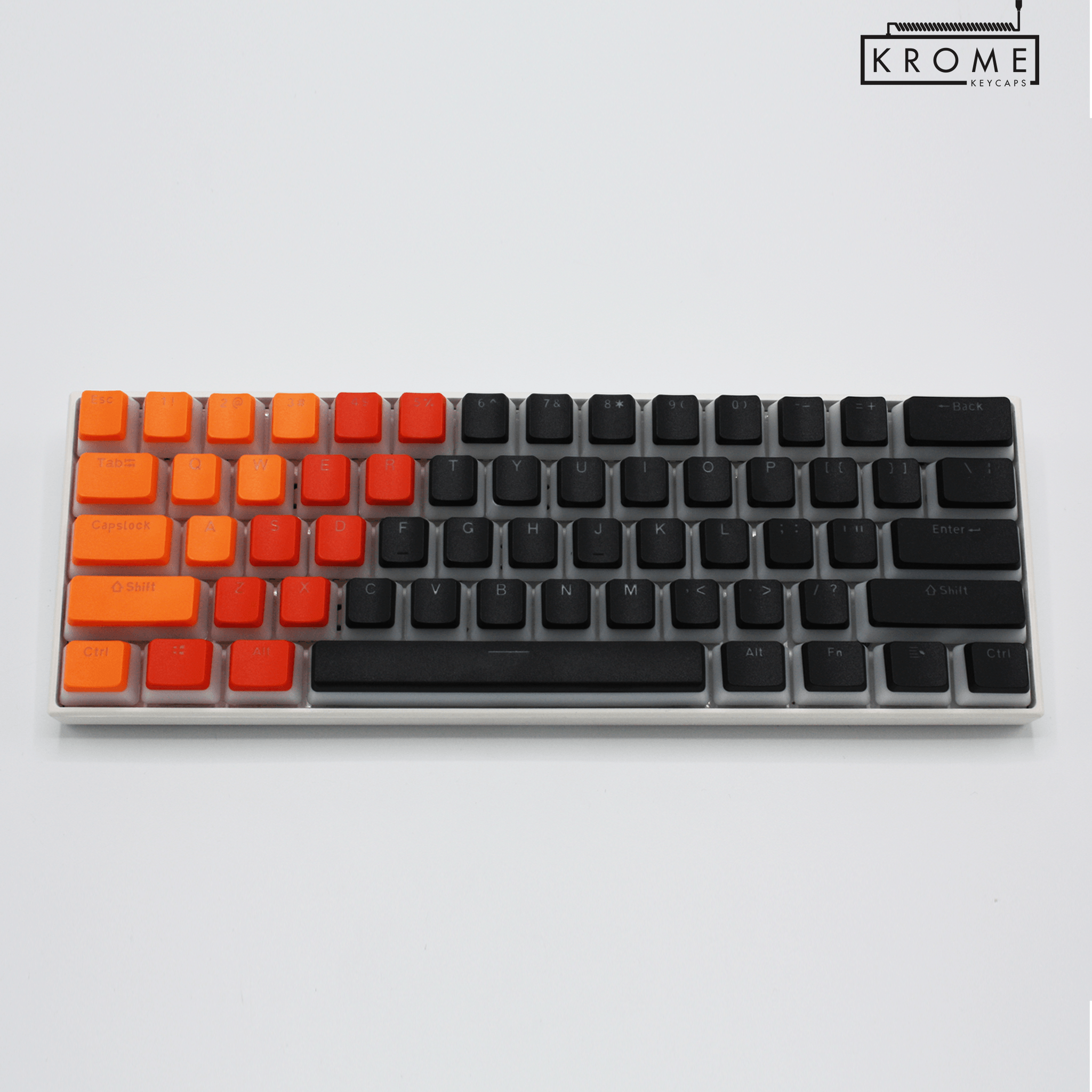 ISO/ANSI - Triocolourway - Orange / Blood Orange / Black - Pudding PBT ...